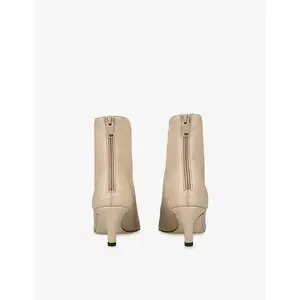 TOTEME Soft Leather Heeled Ankle Boots