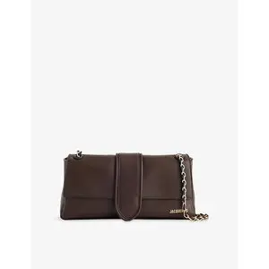 Jacquemus The Bambino Chaîne Leather Shoulder Bag - Midnight Brown
