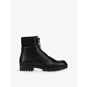 Christian Louboutin Lace Up Boots For Men