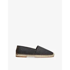 Brunello Cucinelli Woven And Suede Espadrilles - Black/comb