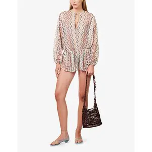 Missoni Zig-zag Printed Knitted Cover Up