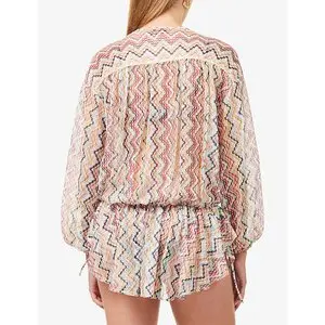 Missoni Zig-zag Printed Knitted Cover Up