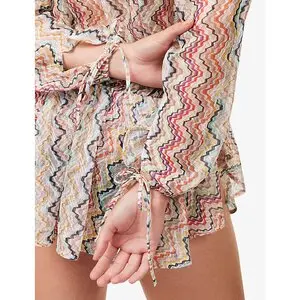 Missoni Zig-zag Printed Knitted Cover Up