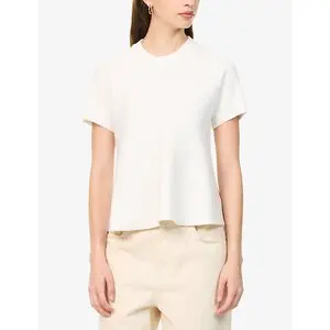 ME+EM Short Sleeve Swing Merino Wool Knit Top
