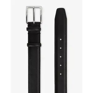Boggi Milano Leather Buckle Belt