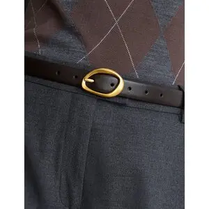 REISS Sammy Leather Belt