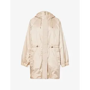 Max Mara Hooded Reversible Quilted Coat - Sand