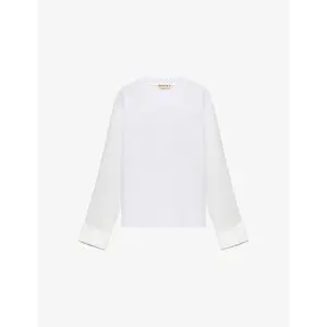 Marni Shirt-sleeve Cotton T-shirt - 00w01