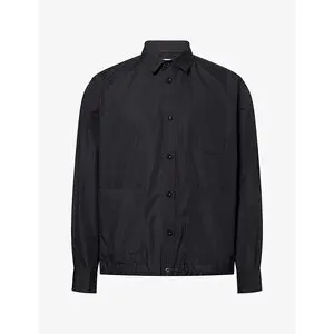 Sacai Patch-pocket Cotton-blend Shirt - Black