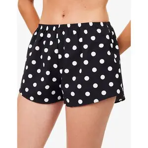 Hunza G Polka Dot Printed Shorts