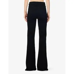 FRAME The Flare High-rise Stretch-denim Jeans