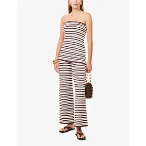 4TH & RECKLESS Thalia Striped Knit Trouser