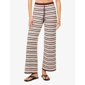 4TH & RECKLESS Thalia Striped Knit Trouser