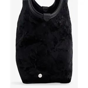 VALESQUE Crushed Velvet Shoulder Bag
