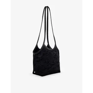 VALESQUE Crushed Velvet Shoulder Bag