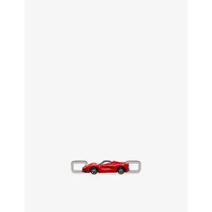 POUBEL Sports Car Sterling-silver And Enamel Charm - Red