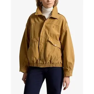 Polo Ralph Lauren High-neck Relaxed-fit Cotton-canvas Jacket
