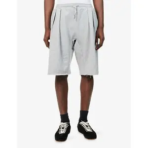 SEVENTH Raw-hem Cotton Shorts
