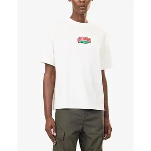 NOT BORING Scan Here Graphic-print Cotton T-shirt