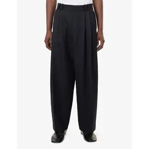 Studio Nicholson Double-pleat Volume Wool-blend Trousers