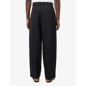 Studio Nicholson Double-pleat Volume Wool-blend Trousers