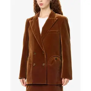BLAZÉ MILANO Double-breasted Peak Lapel Blazer
