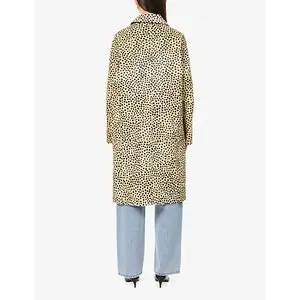 ROHE FRAMES Print Leather Coat