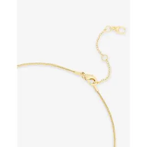 COACH Signature C Cube Gold-plated Brass Necklace