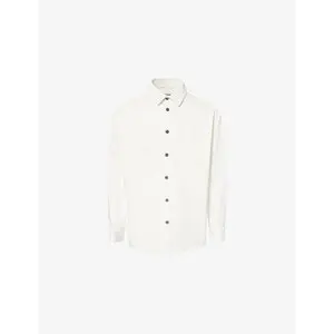 Loewe Anagram-embroidered Cotton Overshirt - White