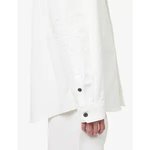 Loewe Anagram-embroidered Cotton Overshirt