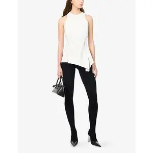 Magda Butrym High-rise Stretch-cotton Tights