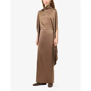 RUOHAN Silk Blend Maxi Dress - Moonstone