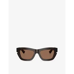 Burberry Cat Eye-frame Acetate Sunglasses - Brown