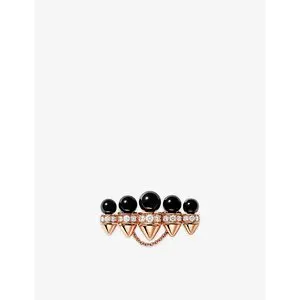 Cartier Clash De 18ct Rose Gold Onyx And Diamond Pocket Jewel - Black