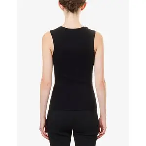 ROHE FRAMES Square Neck Bustier Knitted Top