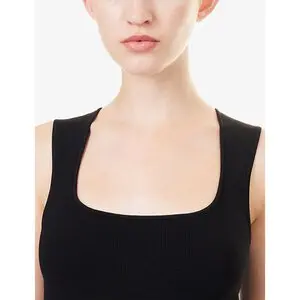 ROHE FRAMES Square Neck Bustier Knitted Top