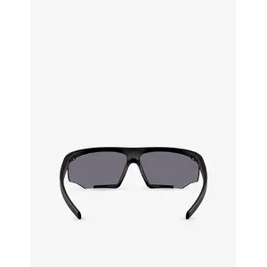 Prada Ps 07ys Irregular-frame Nylon Sunglasses