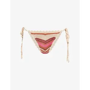 Devon Windsor Alma Knitted Bikini Bottoms - Berry