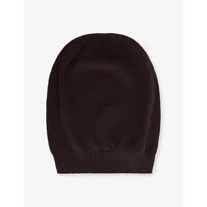 Rick Owens Rick Owens Domed Knitted Wool Beanie Grease