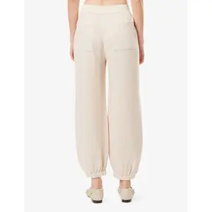 ME+EM Relaxed-fit Waffle-knit Cotton-jersey Jogging Bottoms