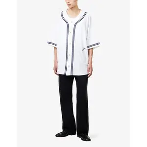 Jacquemus Contrast-trim Cotton-blend Shirt