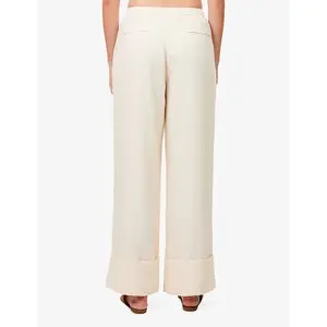 THE COUTURE CLUB Deep Hem Woven Trousers