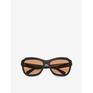Prada Butterfly-frame Acetate Sunglasses - Black