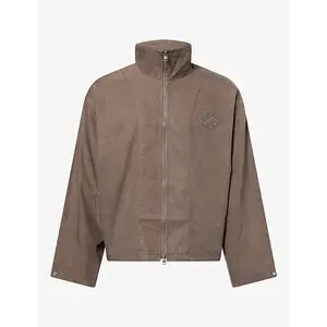 THE COUTURE CLUB Funnel-neck Zip-through Woven Jacket