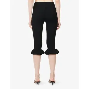 Jacquemus Le Playa Frilled Jersey Bermuda Shorts