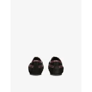 Dries Van Noten Dustin Suede Trainers - Blk/brown