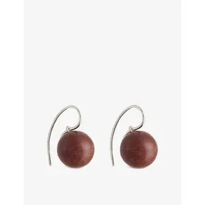 ANNIKA INEZ Sphere Stone Jasper Drop Earrings