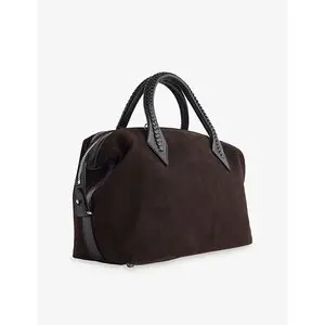METIER Vérité City Small Suede Top-handle Bag