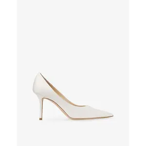 JIMMY CHOO Love 85 Satin Court Shoes - Ivory