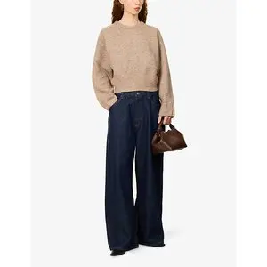 Good American Rib Knitted Jumper - Dusk